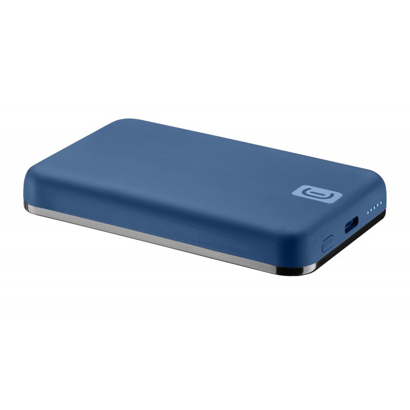 Power Bank CELLULARLINE 5000mAH MAG WIRELESS FOR IPHONE WITH MAGSAFE BLUE