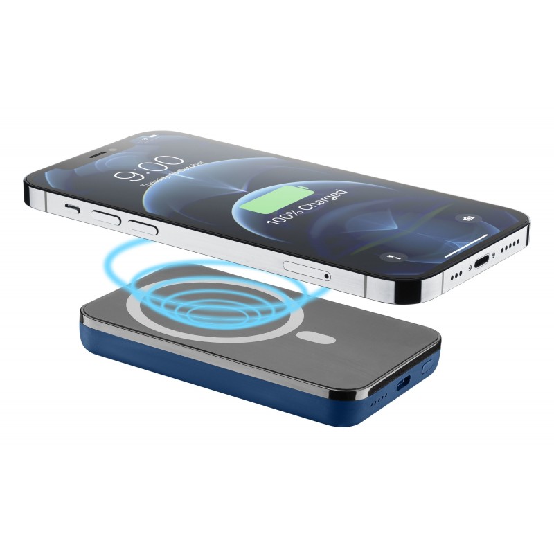 Power Bank CELLULARLINE 5000mAH MAG WIRELESS FOR IPHONE WITH MAGSAFE BLUE
