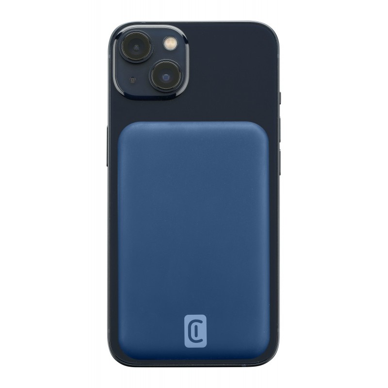 Power Bank CELLULARLINE 5000mAH MAG WIRELESS FOR IPHONE WITH MAGSAFE BLUE