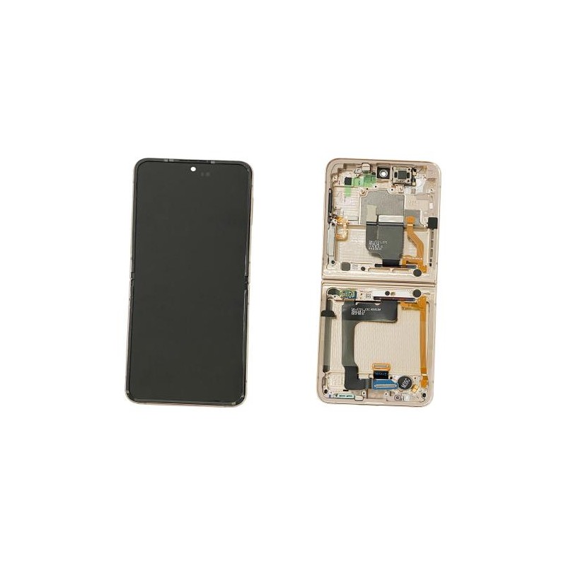 LCD DISPLAY Samsung Z Flip 4 5G SM-F721 (Z Flip 4 5G 2022) PINK GOLD ...