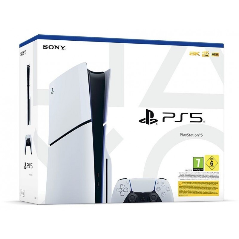 PS5 CONSOLE 1TB STANDARD SLIM WHITE