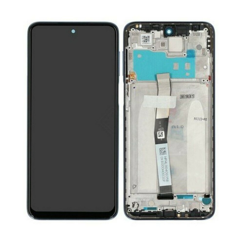 LCD DISPLAY XIAOMI REDMI NOTE 9 PRO/9S/9 PRO MAX GRAY CON FRAME