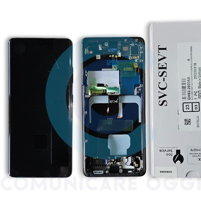 LCD DISPLAY Samsung S21 ULTRA 5G PHANTOM SILVER (NO CAMERA) SM-G998 ...