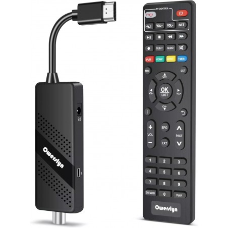 Decoder Digitale fenner TERRESTRE FN-GX3 DONGLE STICK HD DVB-T2/HEVC ...